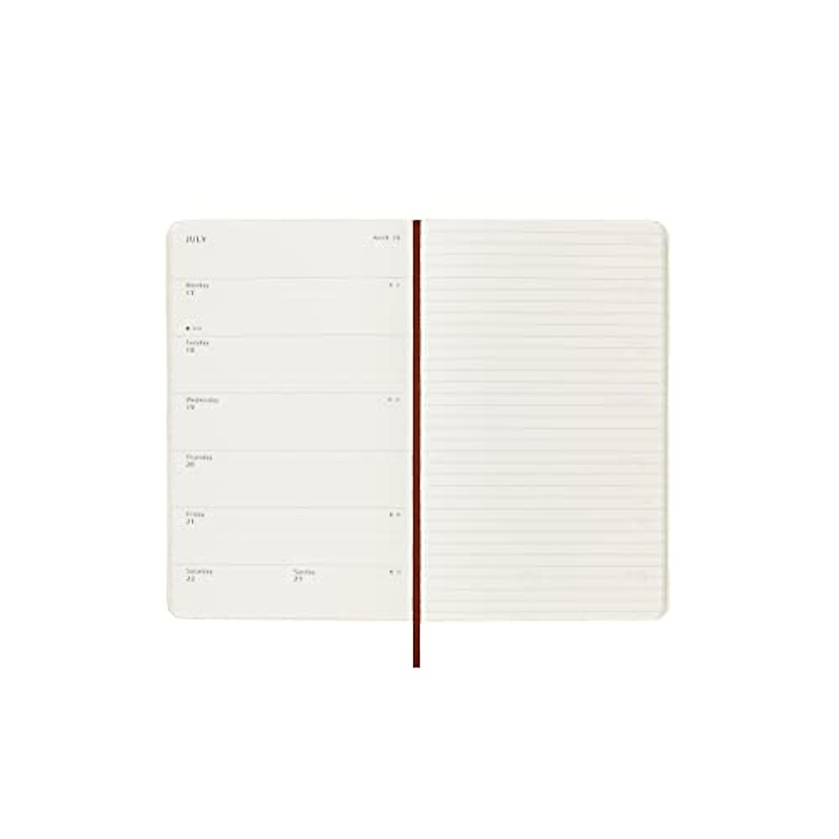 Moleskine Limited Edition Alice In Wonderland 12 Month 2023 Weekly Planner, Hard Cover, Large (5" x 8.25"), Alice