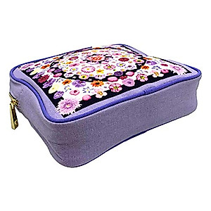 Estee Lauder Cosmetics Makeup Travel Bag (Amba Living ≈ Lavender Print)
