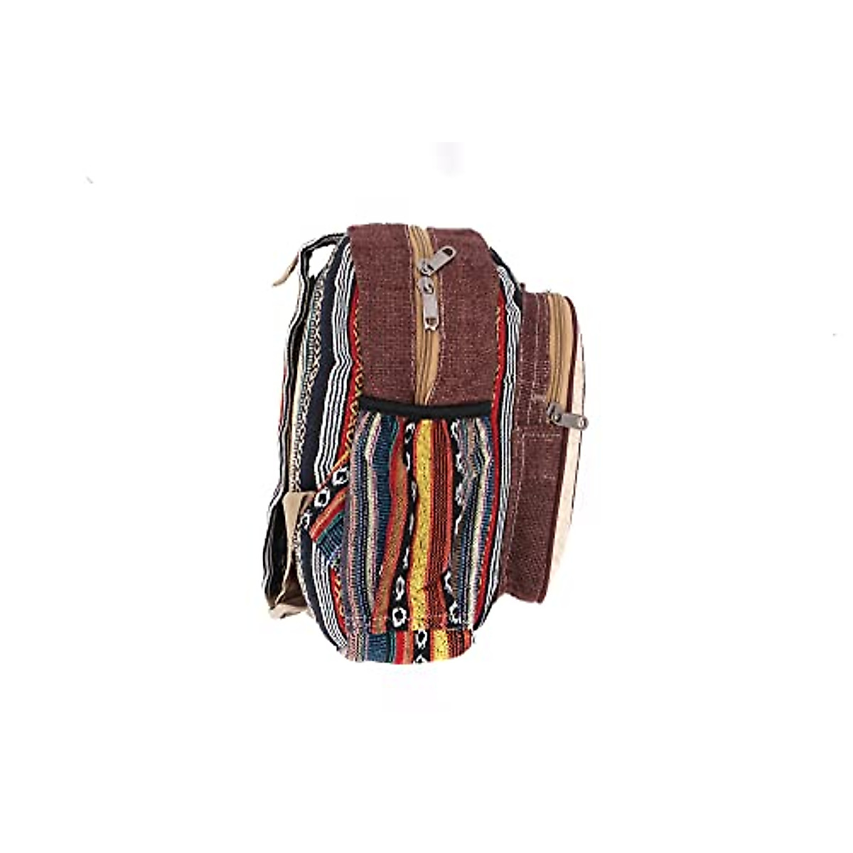 Unique design Hemp Backpack Small Backpack Hippie Backpack Festival Backpack Hiking Backpack 100% Hemp|100 VEGAN| FAIR TRADE | Handmade with Love.