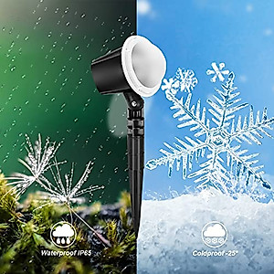 Christmas Projector Lights LED Landscape Projection Moving Snowfall Lights AOFAN Christmas Snowflake Rotating Projectors Lights Indoor & Outdoor Spotlights Decor Stage Irradiation & Garden Tree Wall