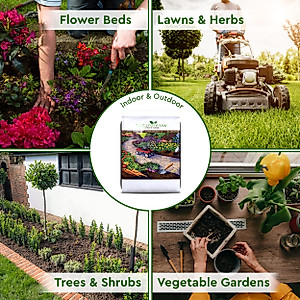 NatureGrow Earth Worm Castings-10lb - Worm Castings Organic, Plant Fertilizer, Earthworm Castings - Pure Worm Castings for Gardening, Organic Worm Casting