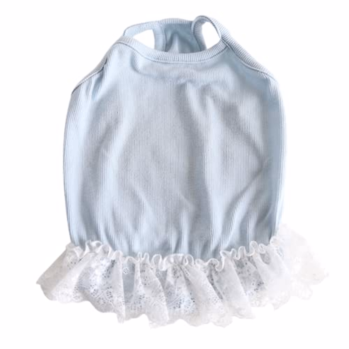 French Bulldog Vest,Dog Cotton Shirt Vest Lightweight Stretchy Dog T-Shirts Sleeveless Vests Breathable Clothes (Lace,Medium)