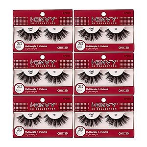i-Envy 3D Glam Collection Multi-angle & Volume (6 PACK, KPEI13)