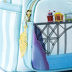 Loungefly Disney Dumbo 80th Anniversary Don't Just Fly Soar Womens Double Strap Shoulder Bag Purse