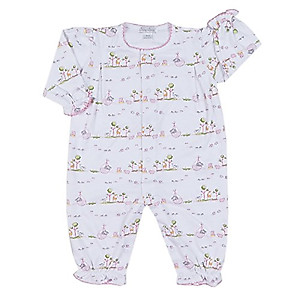 Kissy Kissy Baby-Girls Infant Noah's Print Playsuit-Pink-0-3 Months