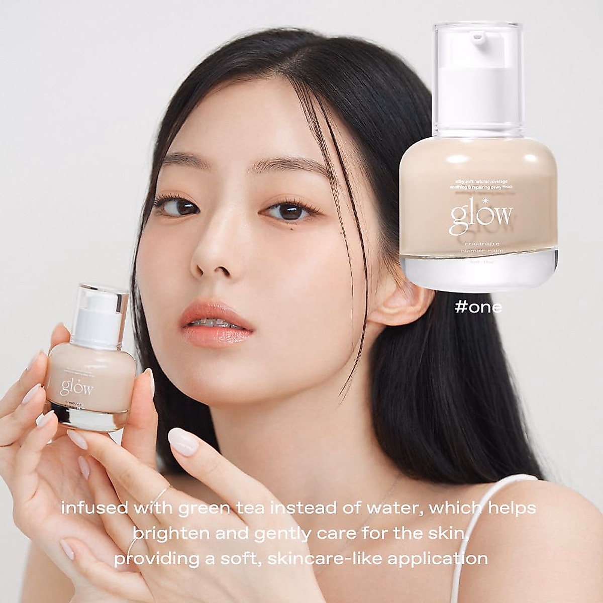 glow breathable blemish balm #one : Cruelty-Free & Artificial Fragrance-Free, Essential Oil-Free, Gluten-Free, lightweight & hydrating bb cream that feels like skincare, 1 Fl Oz