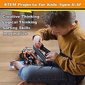 3IN1 Remote Controlled Car Kit, Stem Projects Toy Building Sets for Kids Ages 8-12, Building Toys for 8 9 10 11 12 13 Year Old Boys Girls, Gifts Ideas for 8 And Up Boy Girls - 392 Pcs
