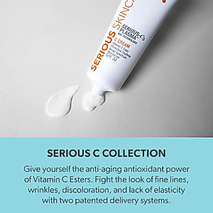 Serious Skincare - C3 Vitamin C Ester Protective Daytime Broad Spectrum SPF 30 Moisturizer - 2 oz. - Facial Cream - Sunscreen - Hydrating - Smoother Skin 2 oz.