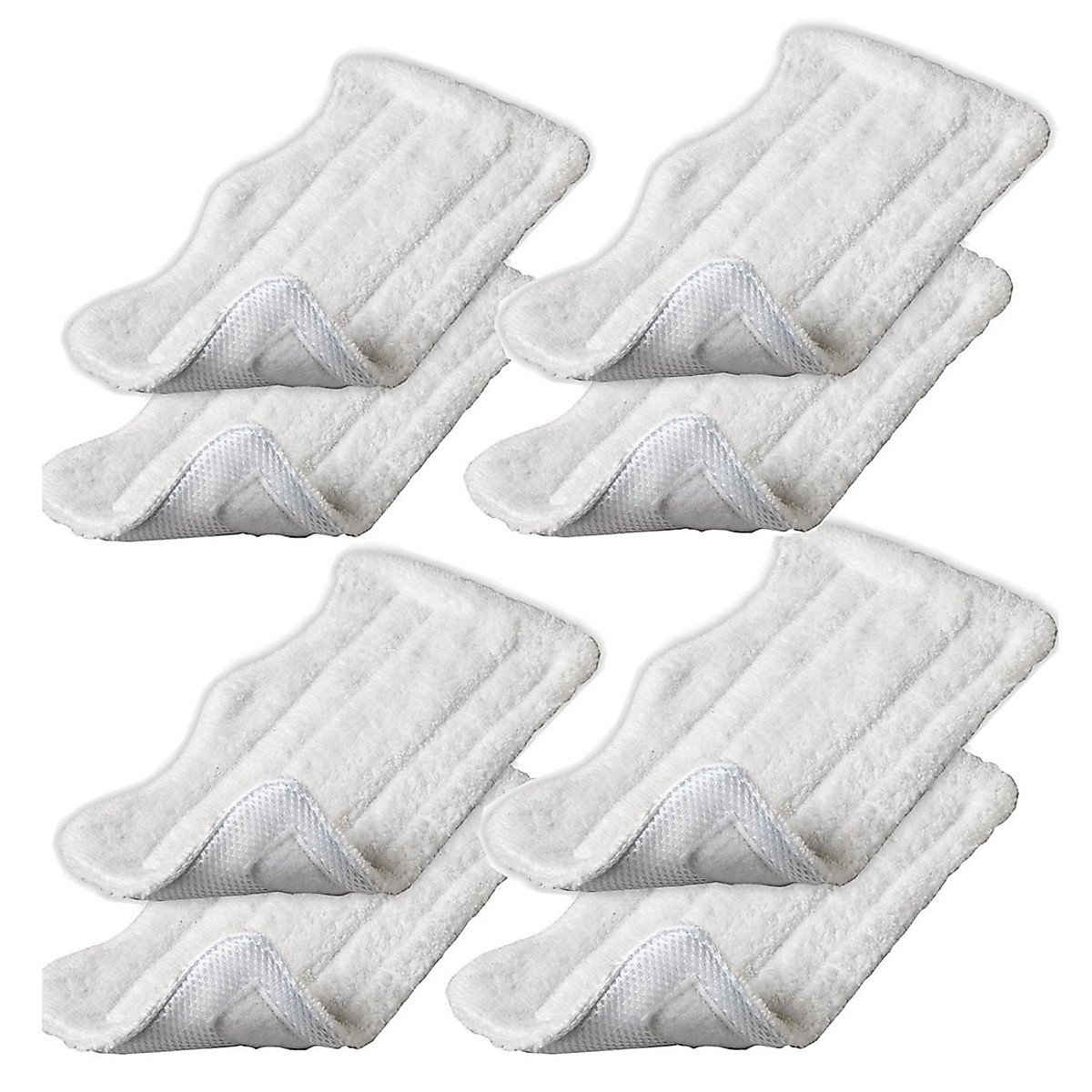 Nine to Nine Replacement Microfiber Pads for Euro Pro Shark Steam Mop S3250 S3101 Pack of 8