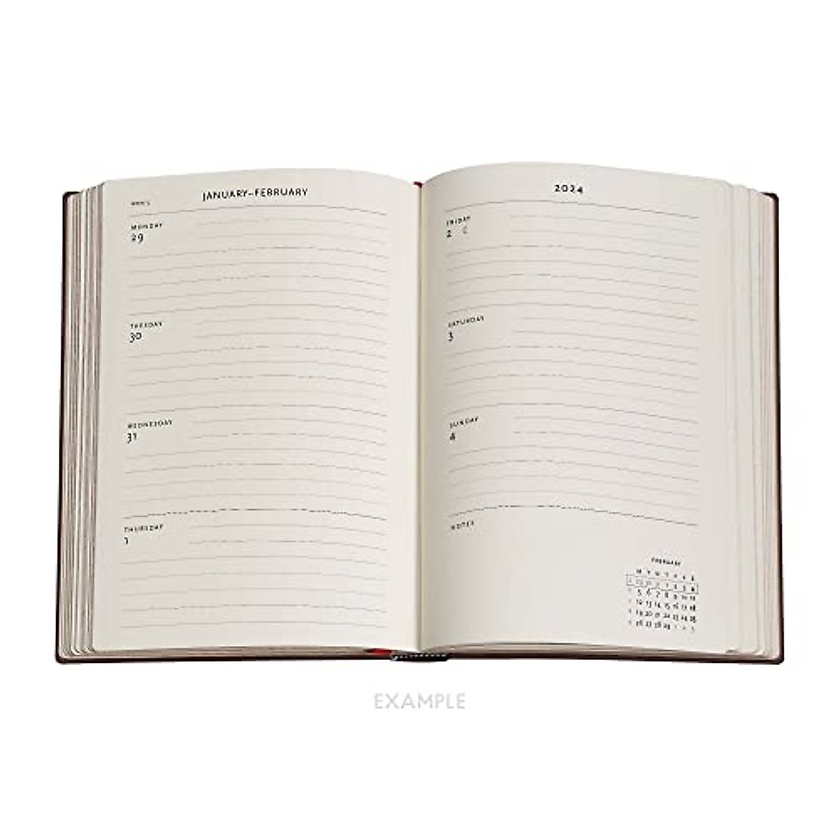 Paperblanks 18 Month Diaries 2023-2024 Kara-ori | Horizontal | Midi (130 × 180 mm)