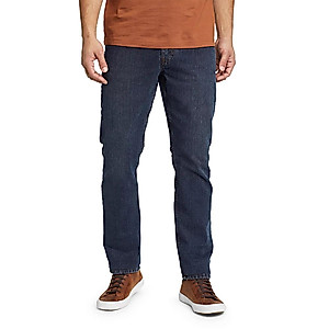 Eddie Bauer Men's H2Low Flex Jeans - Straight, Slate Blue, 32W x 30L