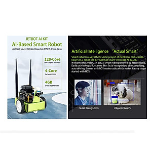 JetBot AI Kit Accessories Add-ons Compatible with NVIDIA Jetson Nano Developer Kit to Build JetBot