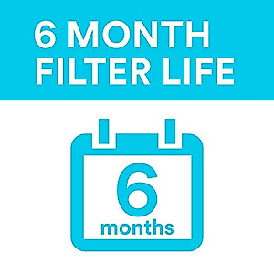 Aqua-Pure Under Sink Replacement Water Filter Cartridge AP217, Full Flow, white, 2