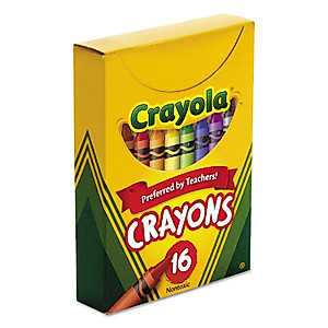 Crayola 520016 Classic Color Crayons, Tuck Box, 16 Colors