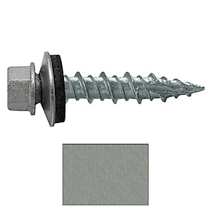 Metal Roofing Screws: (250) 10 x 1 NO Paint Galvanized Hex Head Sheet Metal Roof Screw. Self Starting Metal to Wood siding Screws. EPDM Washer.