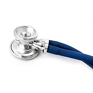 SURGICAL ONLINE Premium Royal Blue Stethoscopes Double Tube Adult and Pediatric Stethoscope - Ideal Gift for EMT, Nurse, Doctor, Medical Student, Paramedic and First Responders Includes Accessories