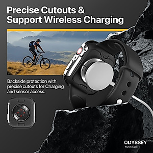 MAGEASY Aircraft-Grade Aluminum Rugged Case for Apple Watch Ultra 2, Apple Watch Ultra 49mm | 2 in 1 Metal Hard Shell with Shockproof Inner Bumper for Max Protection, Odyssey - Titanium