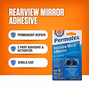 Permatex 81844 Professional Strength Rearview Mirror Adhesive