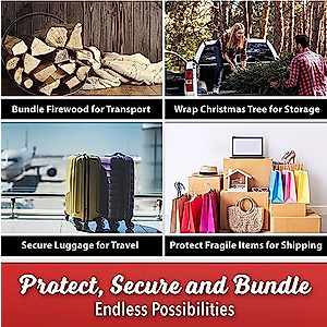 12 Pack Industrial Strength Mini Hand Stretch Wrap 5" 1000 Ft Roll 80 Gauge Thick, Shrink Wrap Roll for Moving Supplies, Furniture, Pallets, Plastic Wrap for Packing, Heavy Duty Stretch Film