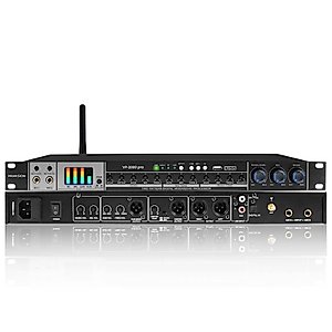 Karaoke Mixer,Professional Digital Pre-stage Effect Anti-howling Audio Processor with DSP Effect Echo USB MP3 Bluetooth Optical AUX For Stage, Performance,for inandon karaoke player