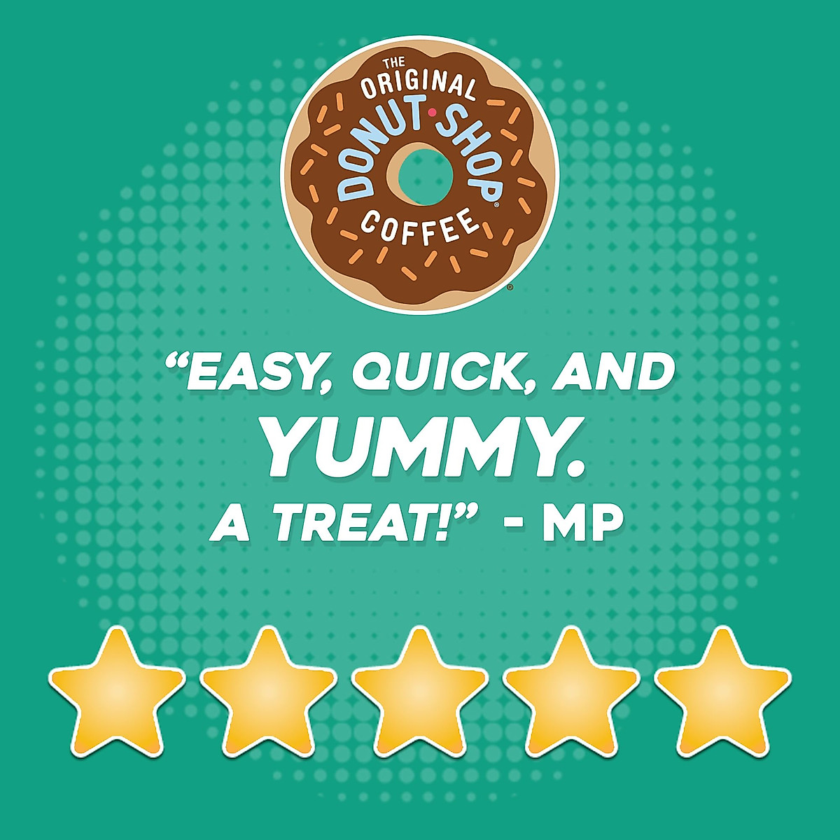 The Original Donut Shop Keurig Single-Serve K-Cup Pods, Regular Medium Roast Coffee, 72 Count