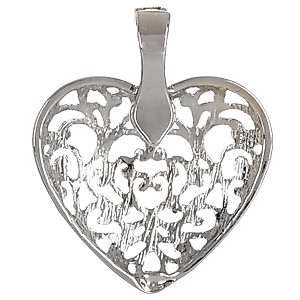 Wearable Art By Roman Heart Pendant One Size