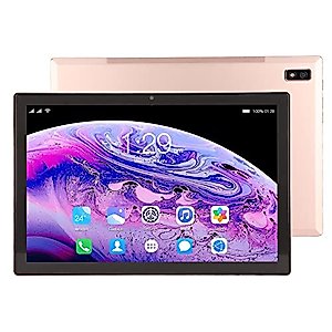 10 Inch Tablet, IPS HD Touchscreen Portable Tablet PC, MT6750 8 Cores Processor Callable Tablet, 6GB 128GB, 2.4G 5G Dual Band WiFi, Dual Camera, Support 128G Memory Card