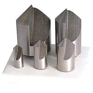 1/4-1" 90 Degree HSS Single Flute Countersink 5 Pc. Set