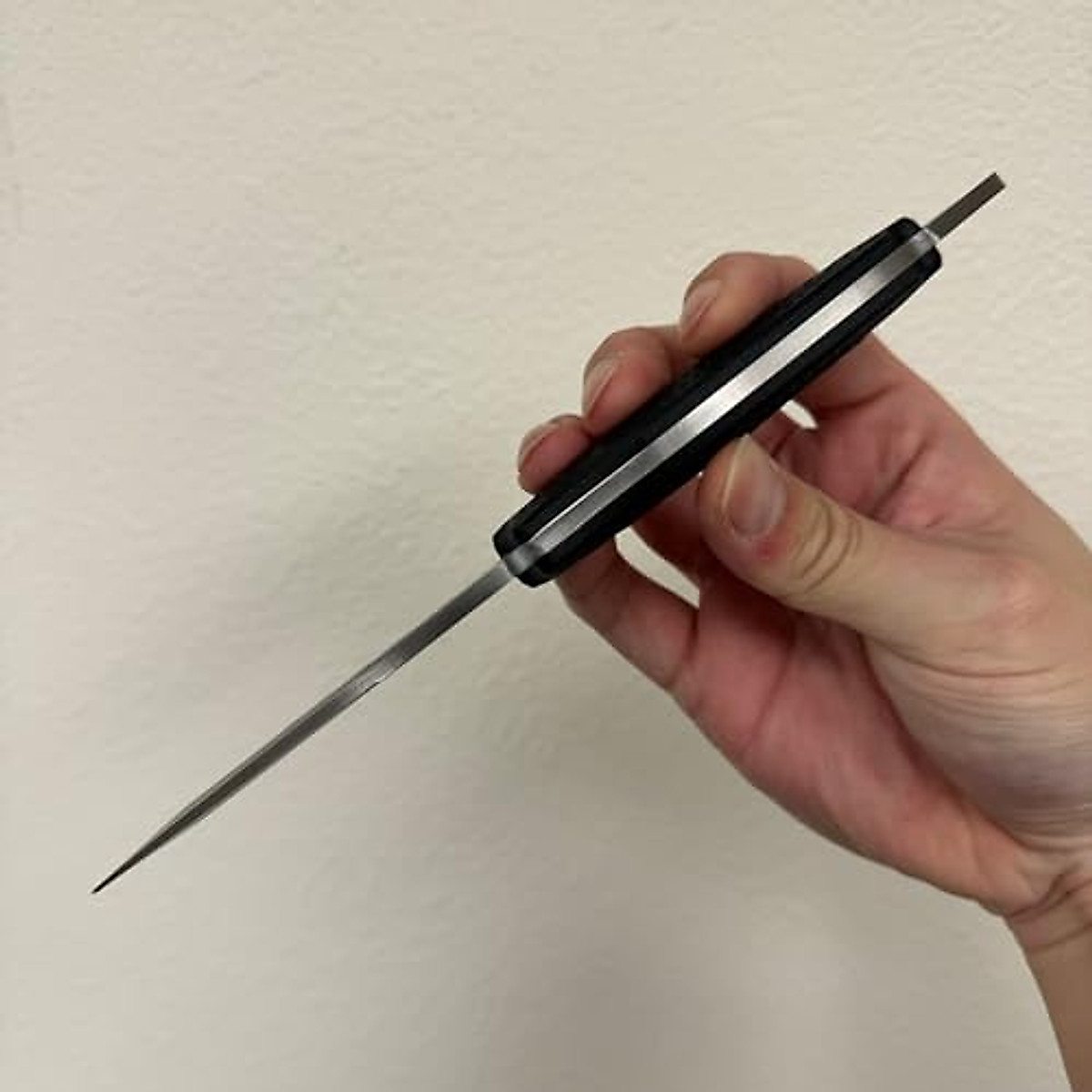 S-TEC 9" Full Tang Tactical Knife with ABS Swivel Sheath - GEN 2 - (Brilliant Silver)