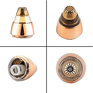 2 Pack Eyebrow Hair Remover Replacement Heads Compatible with Your Brows Eyebrow Hair Removal Tool for Women, Rose Gold