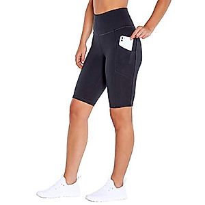 Marika Women's Standard Olivia High Rise Tummy Control Bermuda Short, Black, X-Large