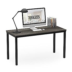 Teraves Computer Desk/Dining Table Office Desk Sturdy Writing Workstation for Home Office (39.37“, Black Oak)