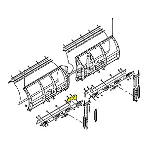 Buyers Products SnowDogg 16120840, Steel DS Center Cutting Edge for VX-Series
