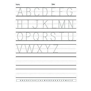 Trace Letters: Alphabet Handwriting Practice workbook for kids: Preschool writing Workbook with Sight words for Pre K, Kindergarten and Kids Ages 3-5. ABC print handwriting book