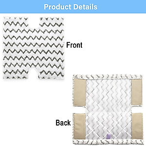 S3973D Steam Mop Replacement Pads for Shark Lift-Away Pro & Genius Steam Pocket Mop S3973 S3973D S5003D S3973WM S5001 S5002Q S5003A S5004 S5004W S6001W S6001WM S6002 S6002C,Part # P184WQ, 8 Pack