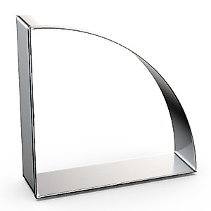 Quarter Circle Cookie Cutter Set Large - 5 Inch, 4 Inch, 3 Inch, 2 Inch - Geometric Cookie Cutters Shapes Molds - Stainless Steel