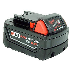 Milwaukee 2804-20 18V 1/2" Hammer Drill,2Pc. 48-11-1850 5.0Ah Battery