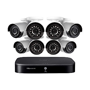 Lorex 1080p HD 8-Channel Security System with eight 1080p HD Weatherproof Bullet Security Camera and Advanced Motion Detection
