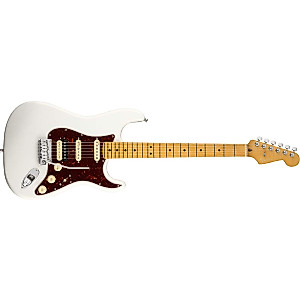 Fender American Ultra Stratocaster HSS - Arctic Pearl with Maple Fingerboard