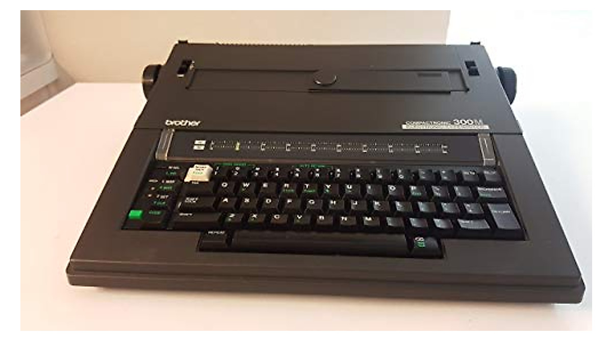 Brother 300M Compactronic Typewriter Renewed - Classic & Portable