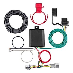 CURT 56423 Vehicle-Side Custom 4-Pin Trailer Wiring Harness, Fits Select Nissan Frontier, Quest, Mercury Villager