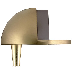 Design House 181875 Dome Door Stop, 5-Pack, Satin Brass