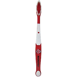 Siskiyou Sports NCAA Ohio State Buckeyes Unisex Travel Set Toothbrush and Travel Case, White, One Size