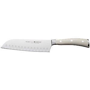 Wusthof Wusthof Classic Ikon Santoku, Hollow Edge, Creme