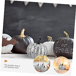 Garneck 50 pcs Foam Pumpkin Small Artificial Pumpkins Artificial Pumpkins for Table Decor Mini Pumpkins Bulk Artificial Pumpkins Bulk Fake Pumpkins Realistic Pumpkin Miniature Model