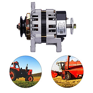 Permanent Magnet Synchronous Generator, 2000W 12V PMA Low Rpm Alternator Two Wheel Generator DC Generator 4000 rpm