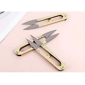 Traditional thread scissors, pliers, lightweight thread cutting machine for yarn - portable mini sewing scissors 4PCS