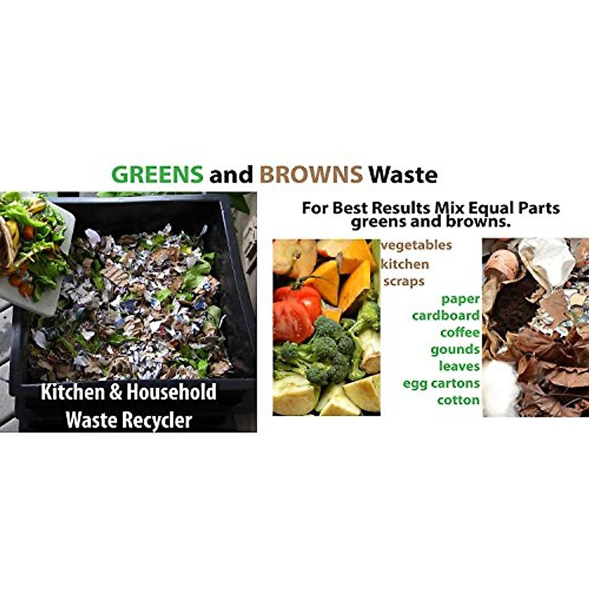 Nature's Footprint WF360BW Worm Factory 360 4 Tray with Worms, Black