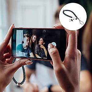 UKCOCO Phone Charm Key Chain Hand Wrist Strap Chinese Style Bodhi Lotus Phone Charm Pendant Hanging Chain for Car Key Holder Bag Decor