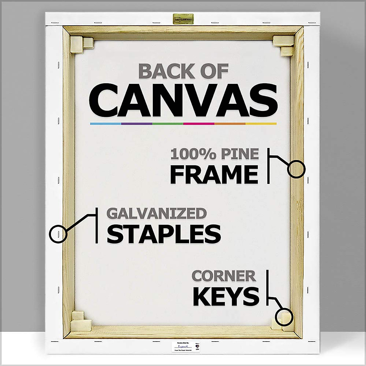 ARTCANVAS Three Musicians 1921 Canvas Art Print Stretched Framed Painting Picture Poster Giclee Wall Decor by Pablo Picasso - 26" x 26" (0.75" Deep)